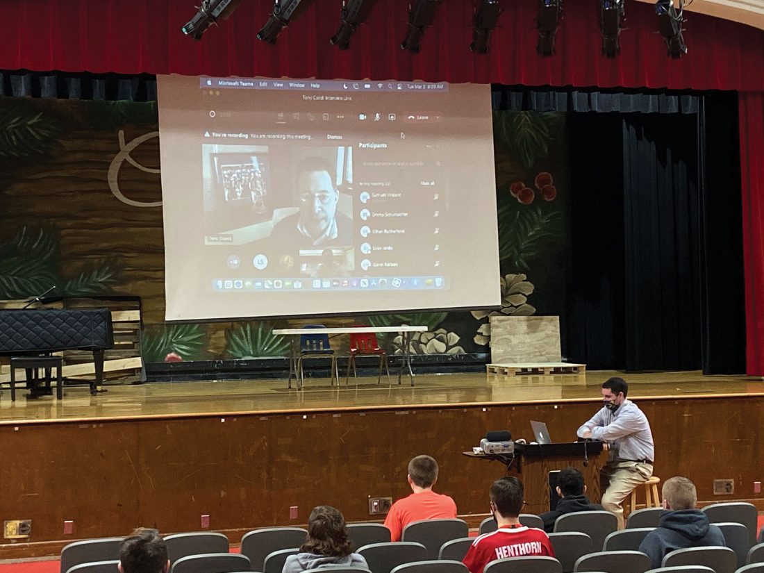 PHS ‘Sports in American Culture’ students interview Tony Caridi | News ...